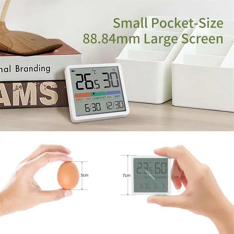 Digital Thermometer Hygrometer Sensor Gauge Weather Station – KESSO STORE